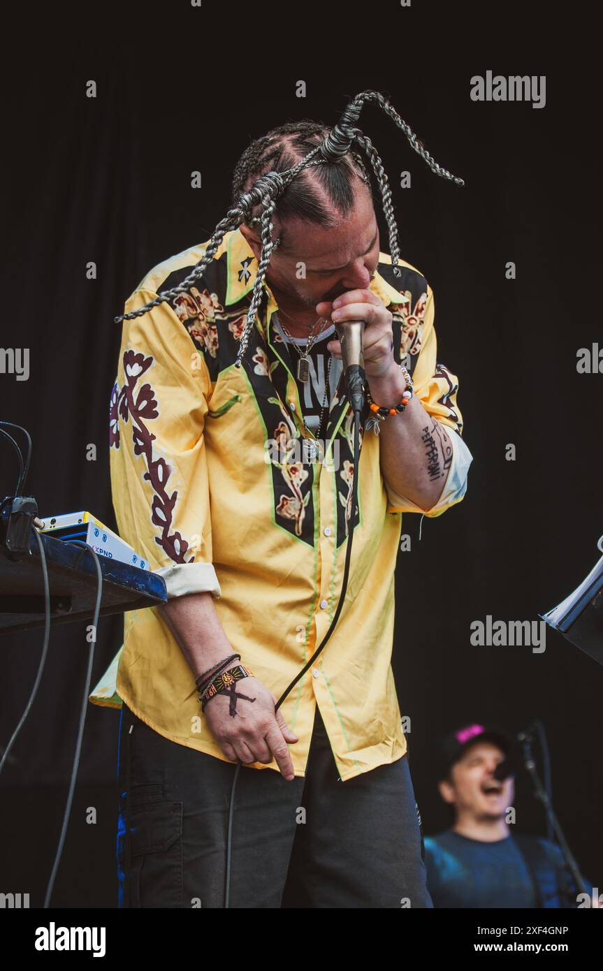 The american band Mr. Bungle performed at Danisch Copenhell festival ...