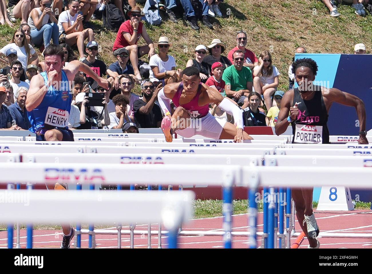 Angers, France. 01st July, 2024. ZHOYA Sasha Clermont Auvergne ...