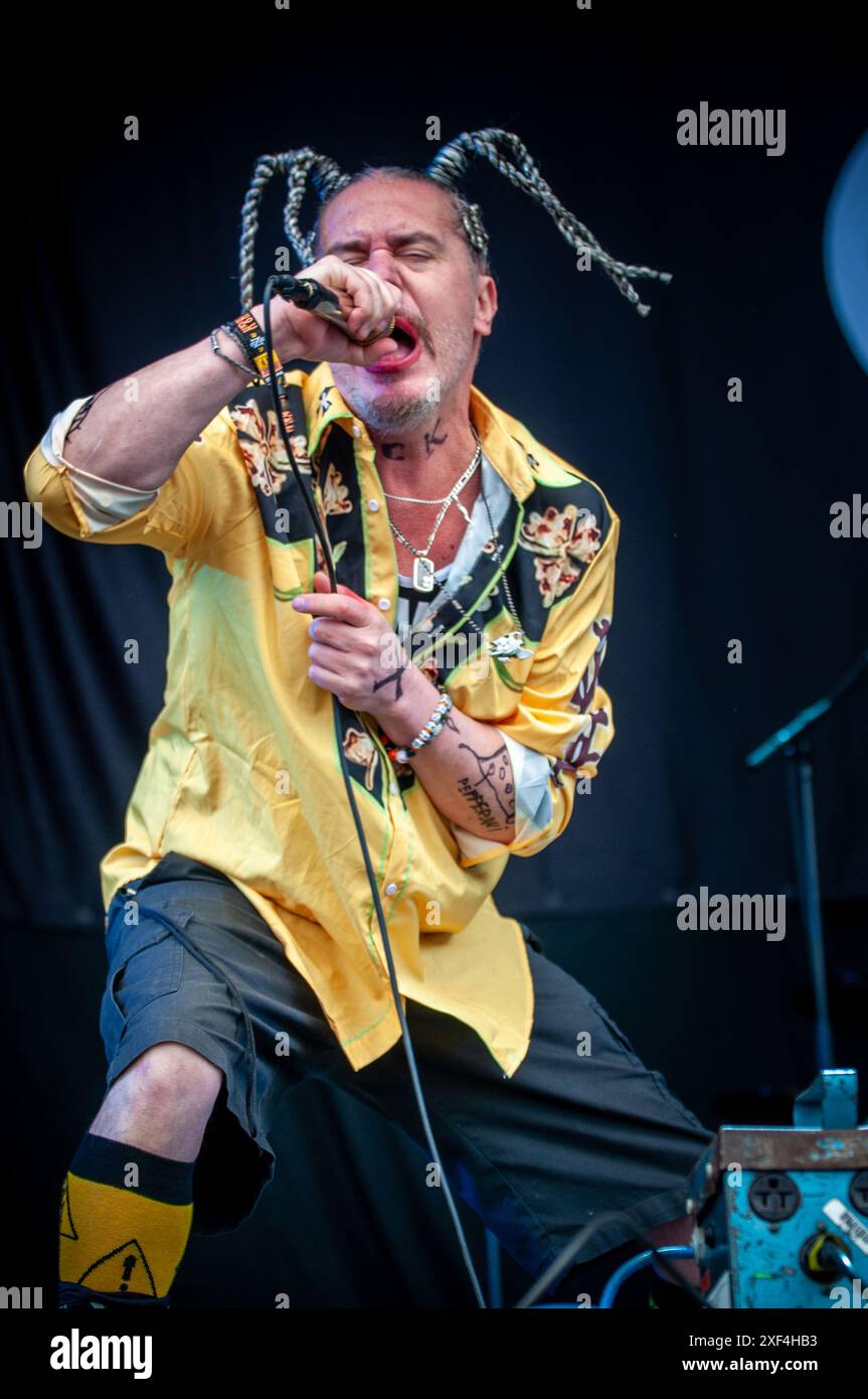 The american band Mr. Bungle performed at Danisch Copenhell festival ...