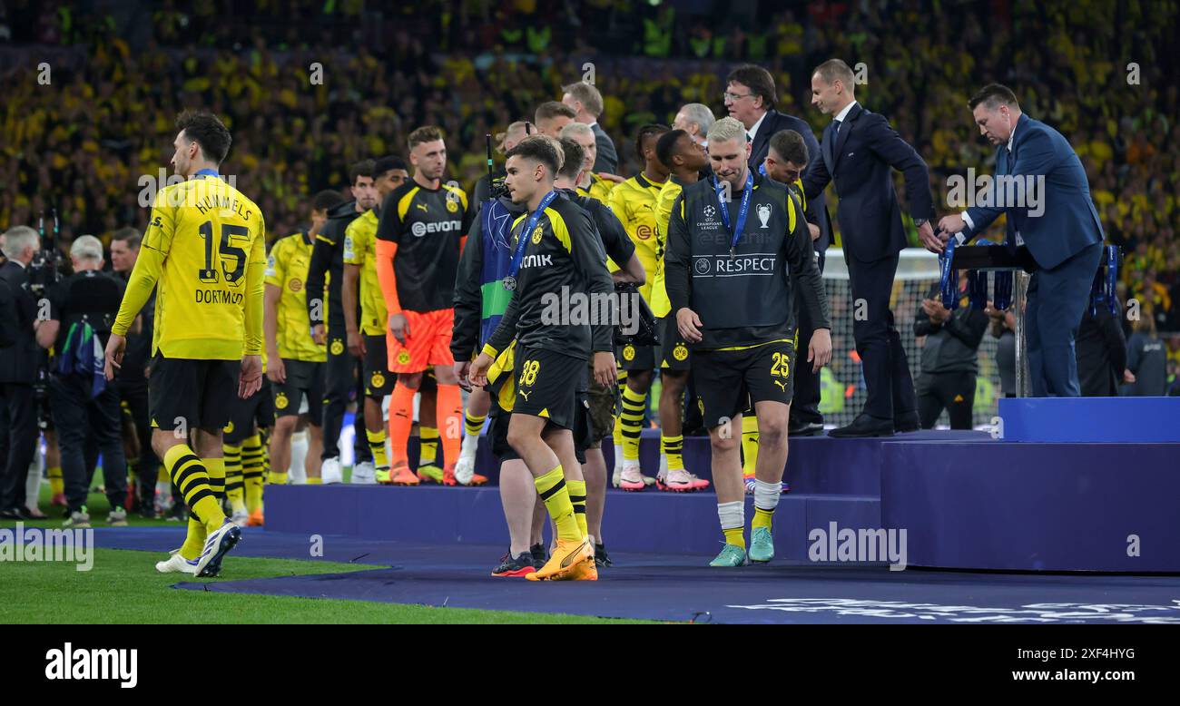 firo : 01.06.2024, football, soccer, UEFA CHAMPIONS LEAGUE, season 2023 ...