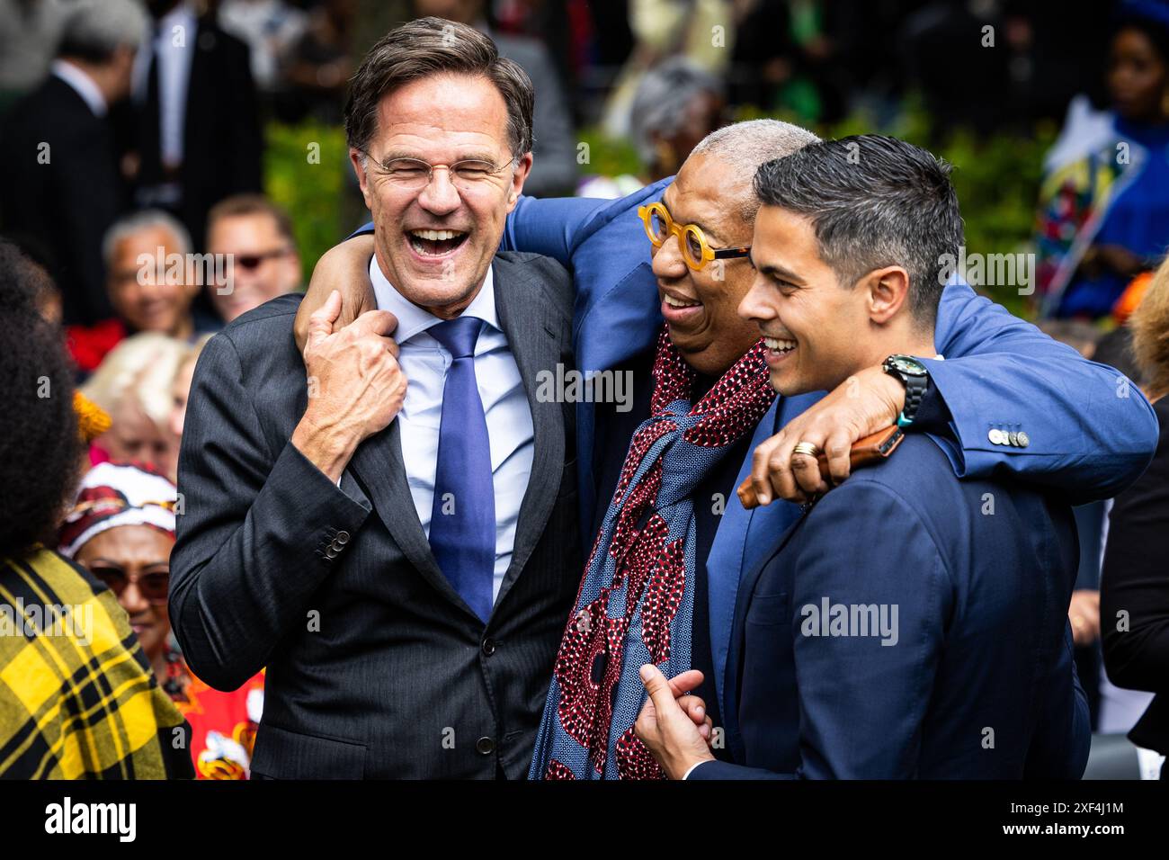 Amsterdam, Netherlands. 01st July, 2024. AMSTERDAM - (l-r) Outgoing ...