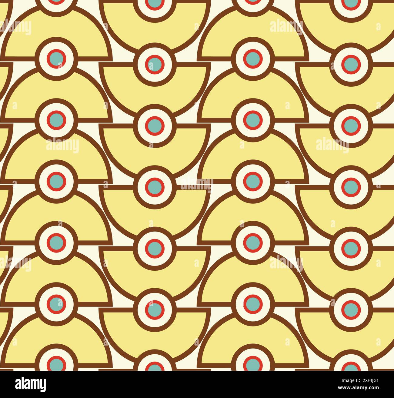 Abstract Retro Geometric seamless pattern. Vector Illustration Stock ...