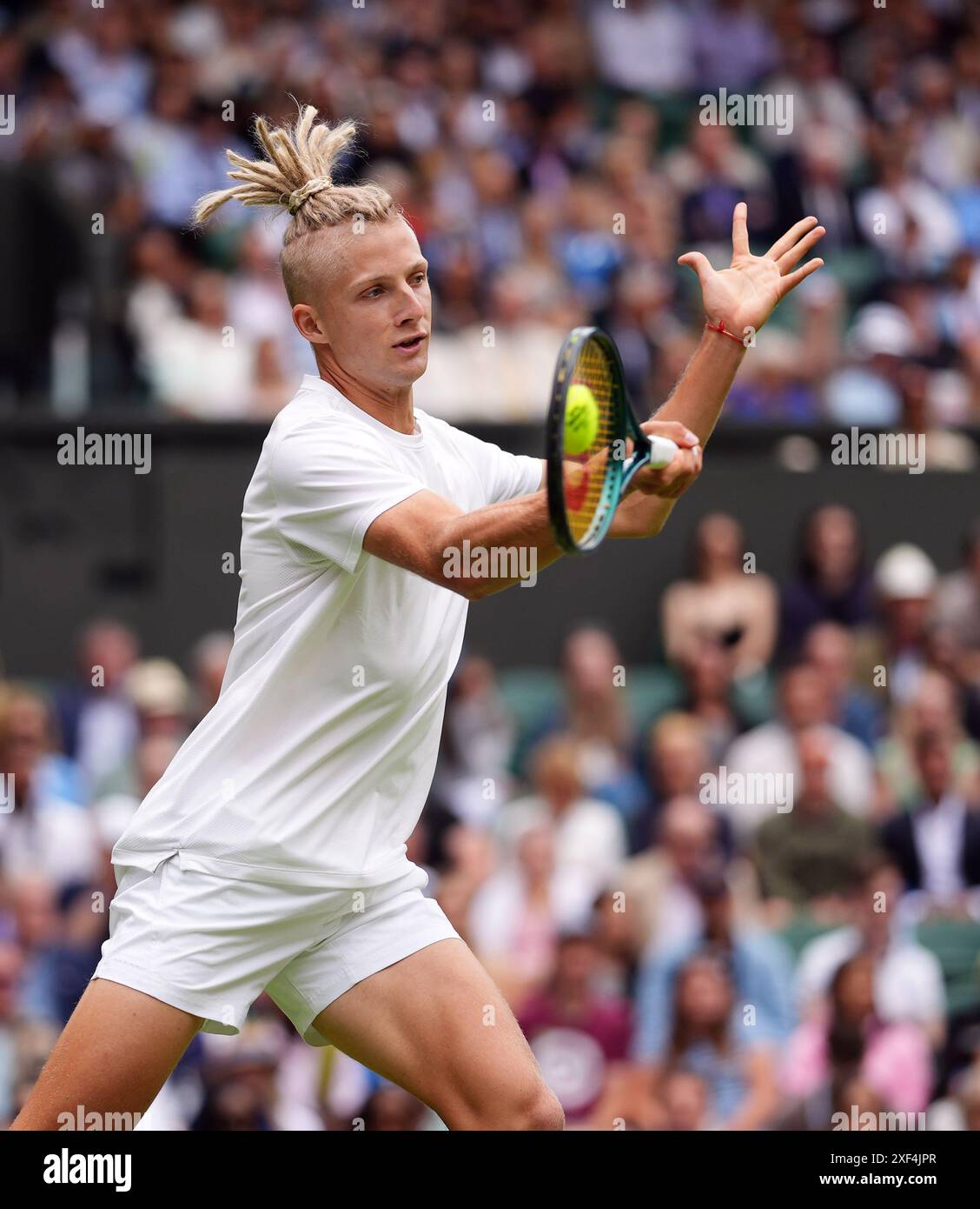 Alcaraz wimbledon 2024 lajal hi-res stock photography and images - Alamy
