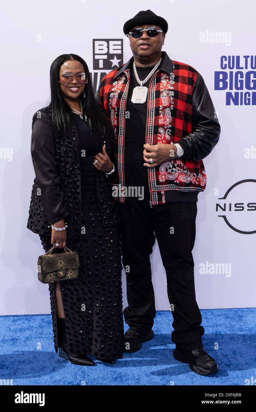 Los Angeles, USA. 30th June, 2024. Tracy Stevens and E-40 attend the ...