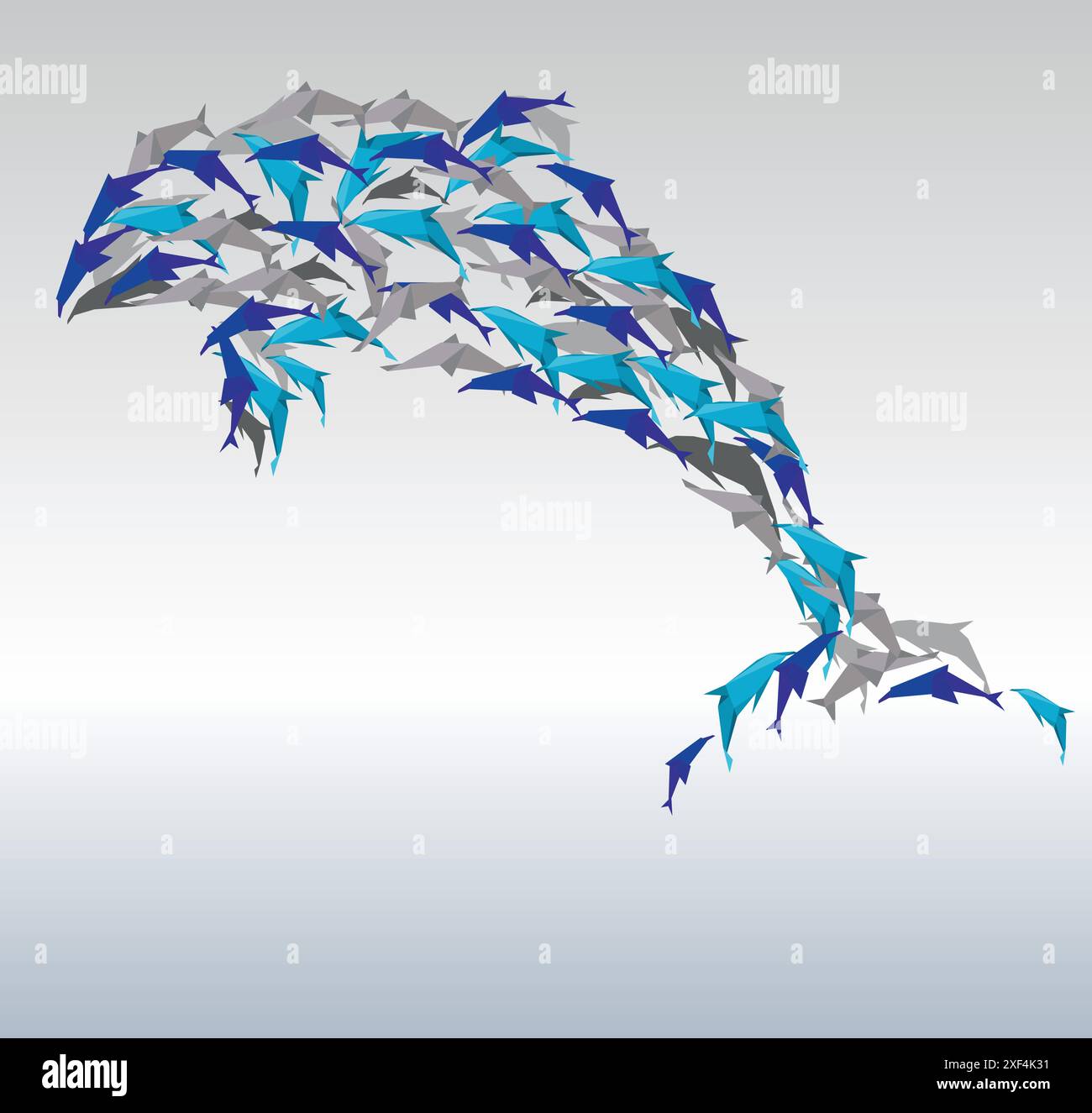 Origami dolphins hi-res stock photography and images - Alamy