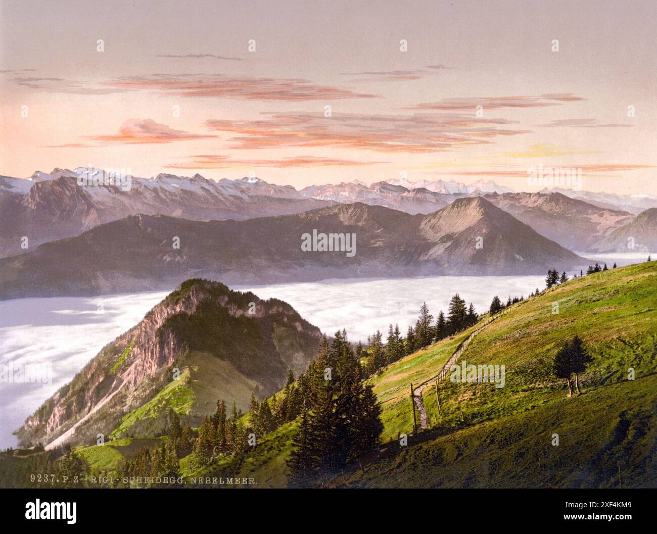 Rigi Scheidegg und Vierwaldstaettersee, Rigi, Schweiz / , Rigi ...