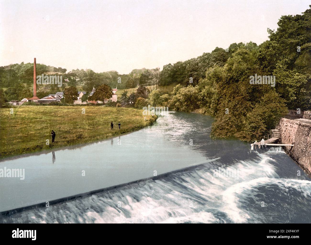 Auf dem Allan Water, Bridge of Allan, Schottland / , On the Allan Water ...
