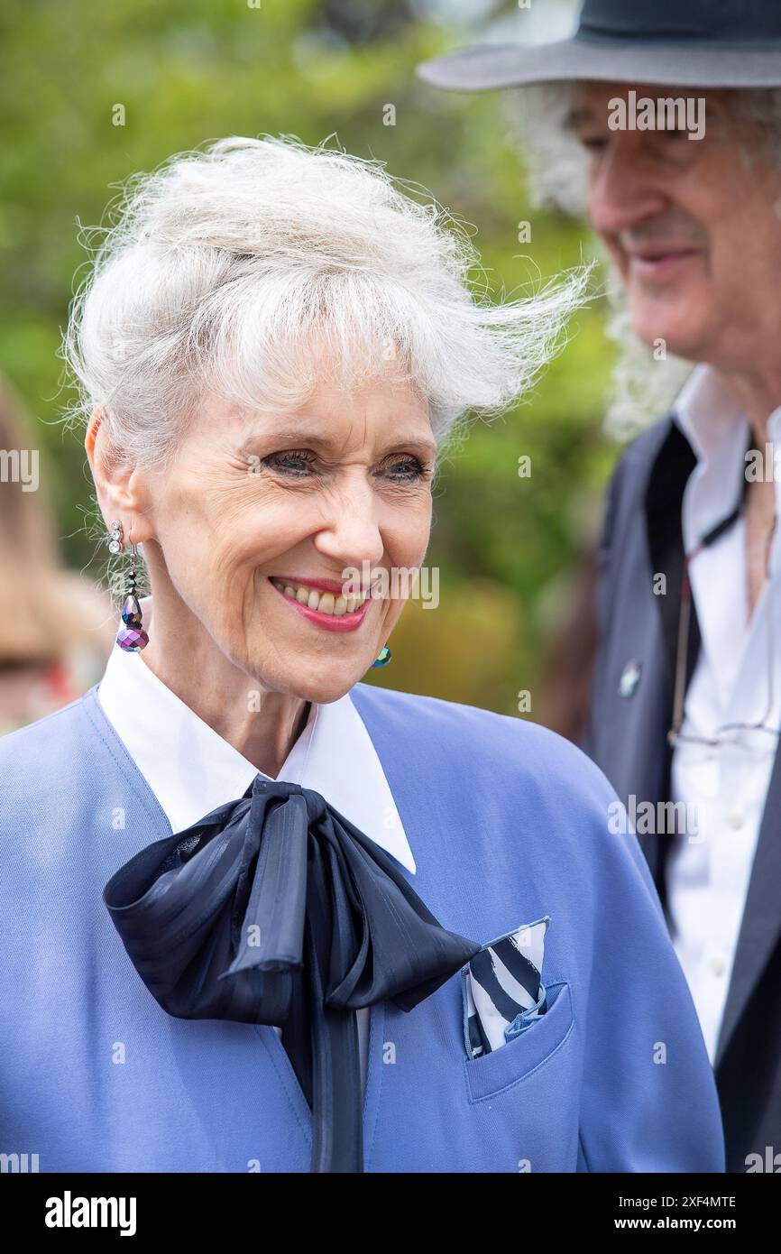 East Molesey, UK. 1st July, 2024. Anita, Lady May, known as Anita ...