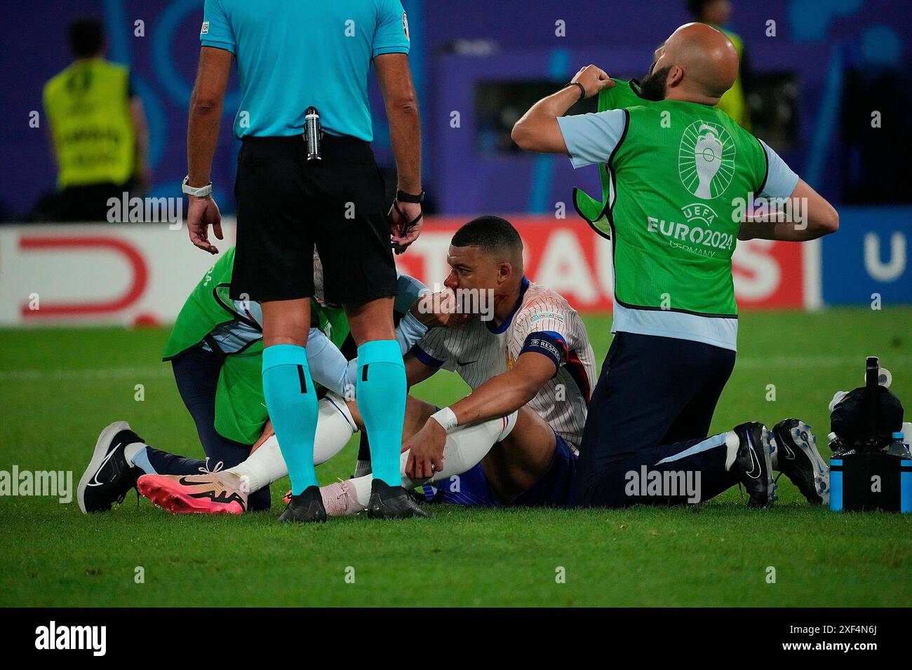 Kylian mbappe nose austria france 2024 hi-res stock photography and ...