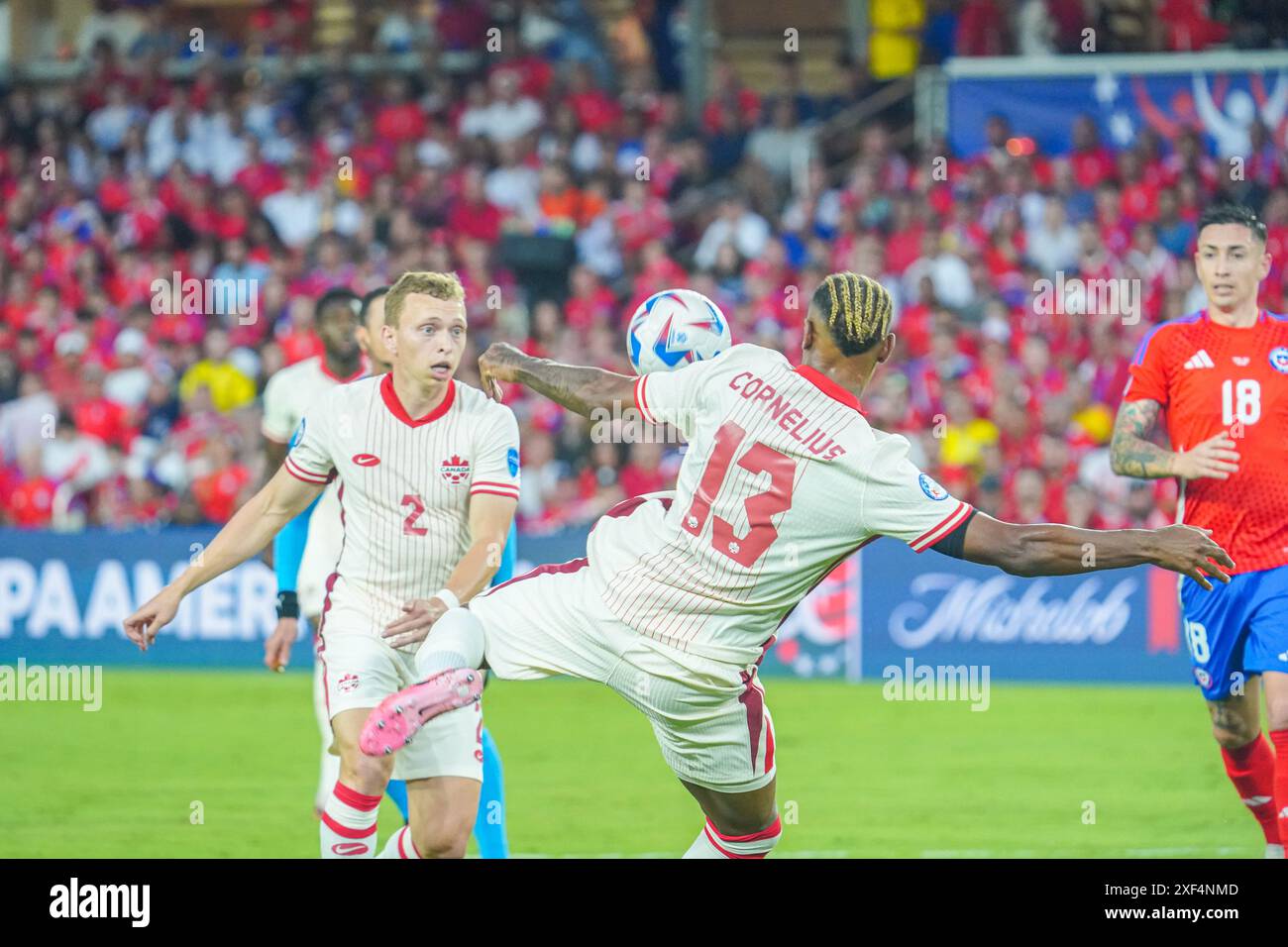 Orlando, Florida, USA, June 20, 2024, Canada center-back Derek ...