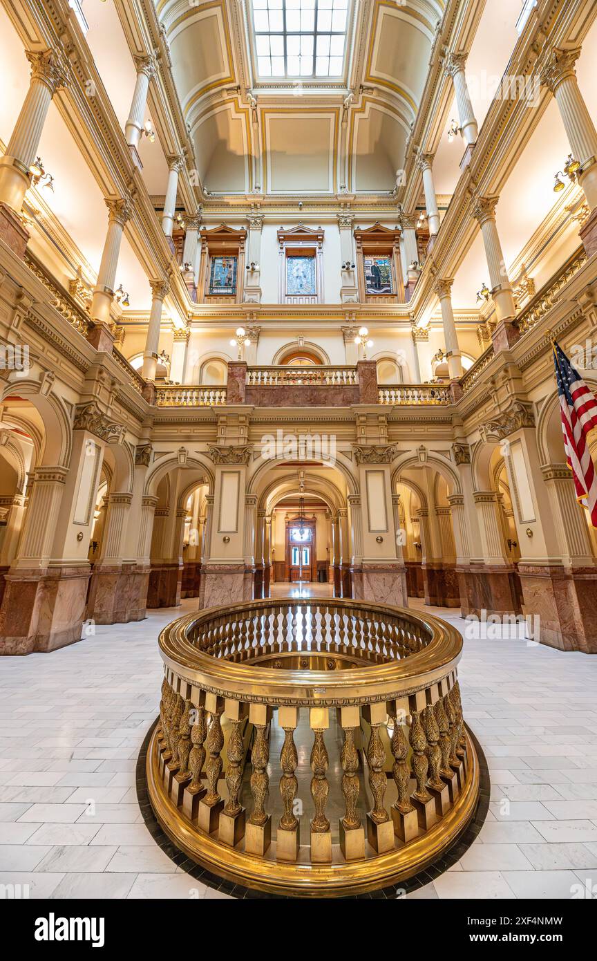 Interior colorado state capitol building hi-res stock photography and ...