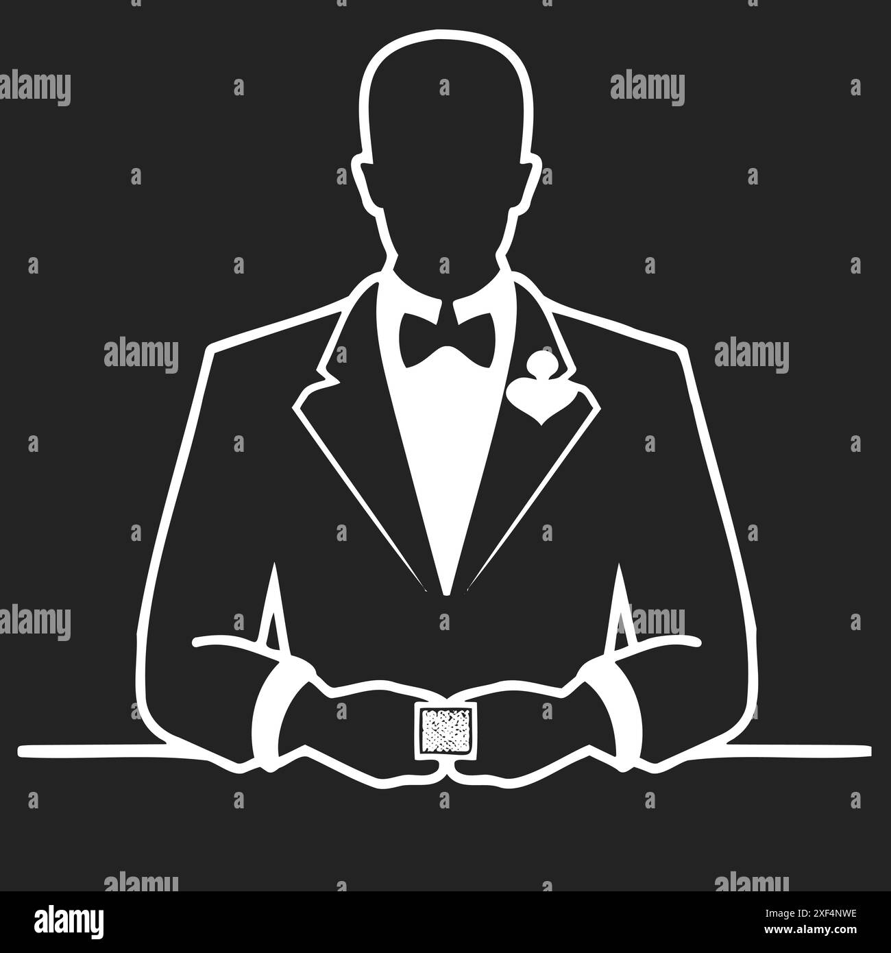 Stylish man icon Black and White Stock Photos & Images - Alamy