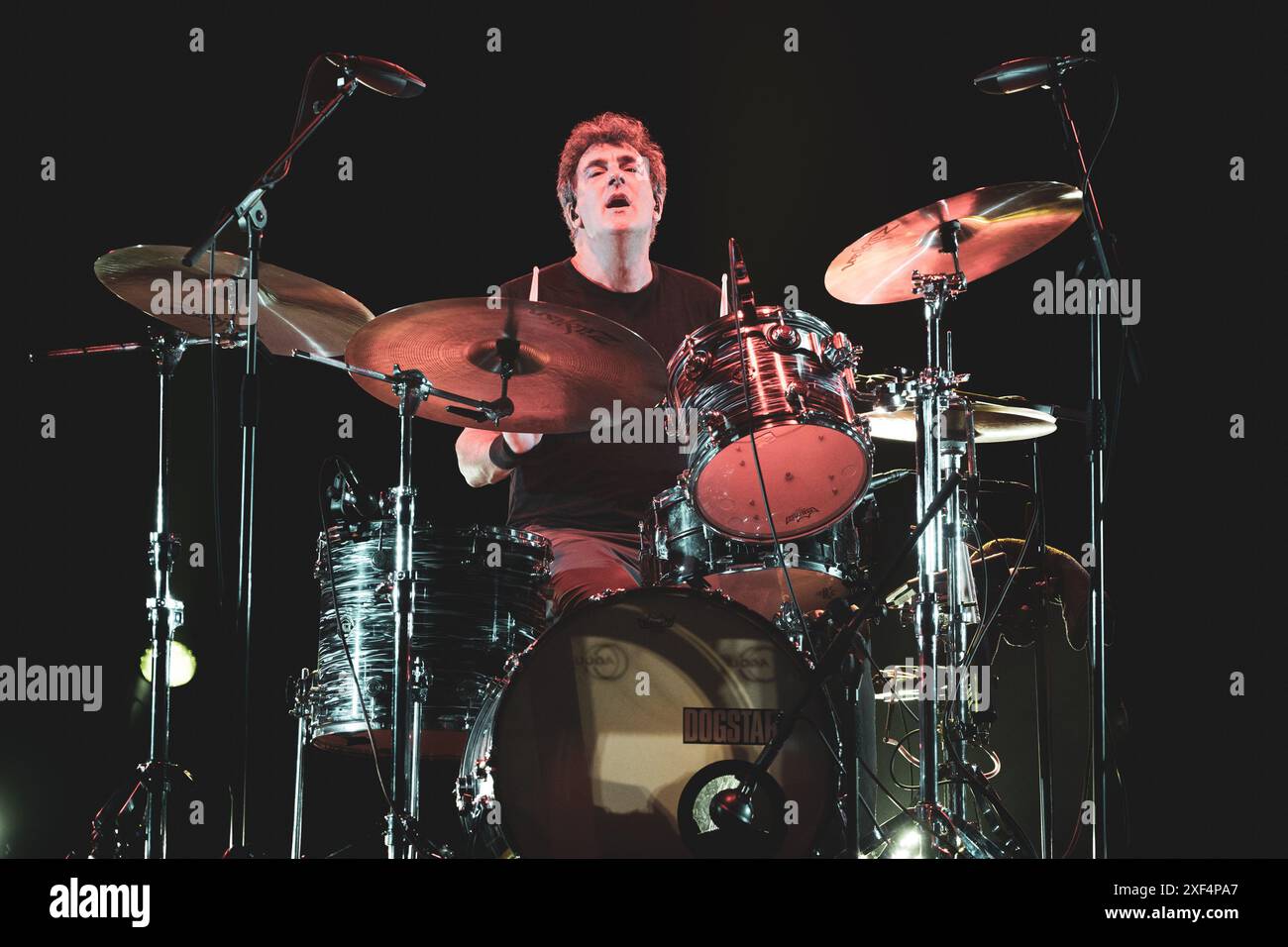 ITALY, TURIN, JUNE 30TH: Rob Mailhouse, drummer of the American band ...