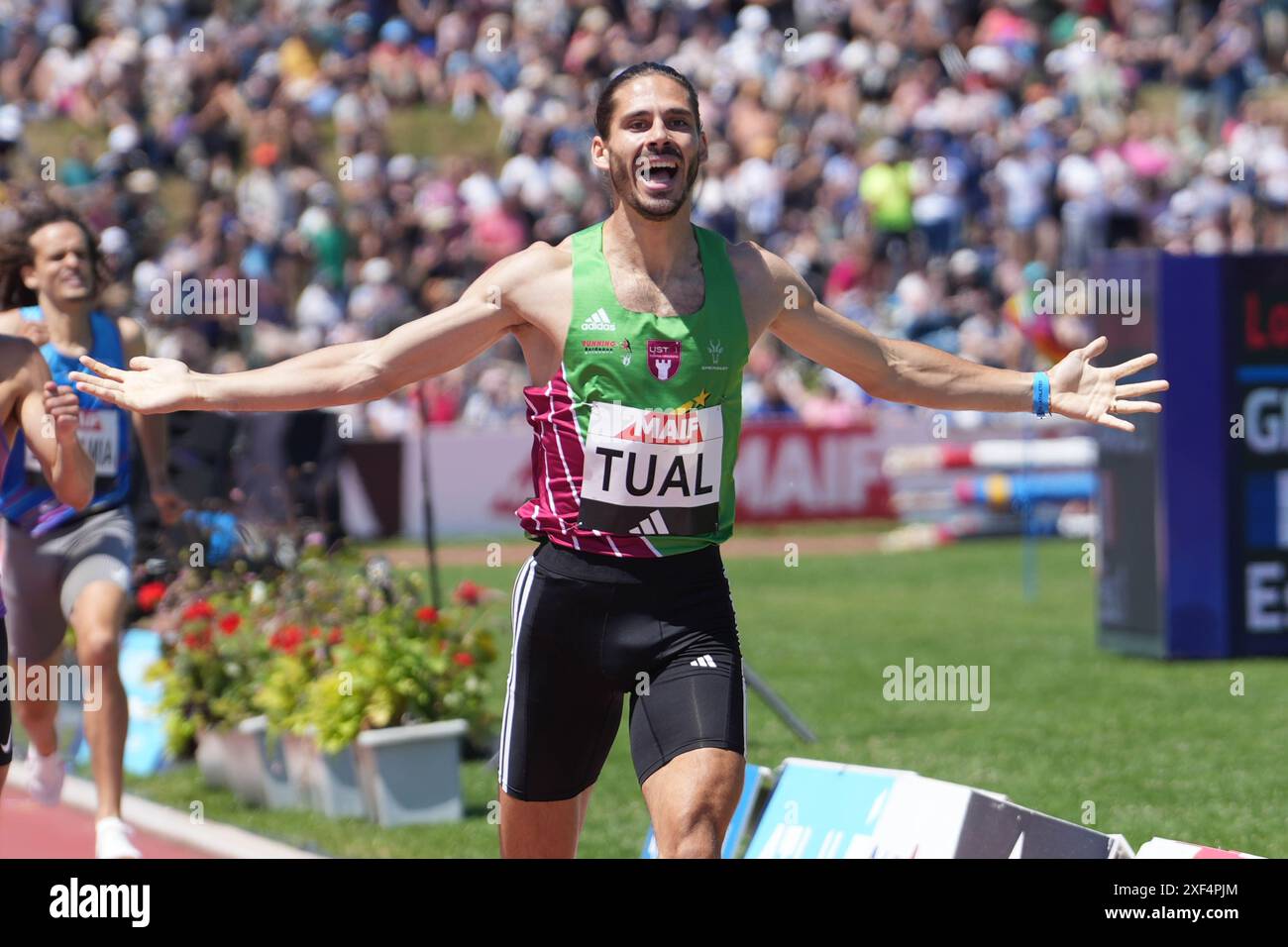TUAL Gabriel Us Talence FINALE 800 M MEN during the French Athletics ...