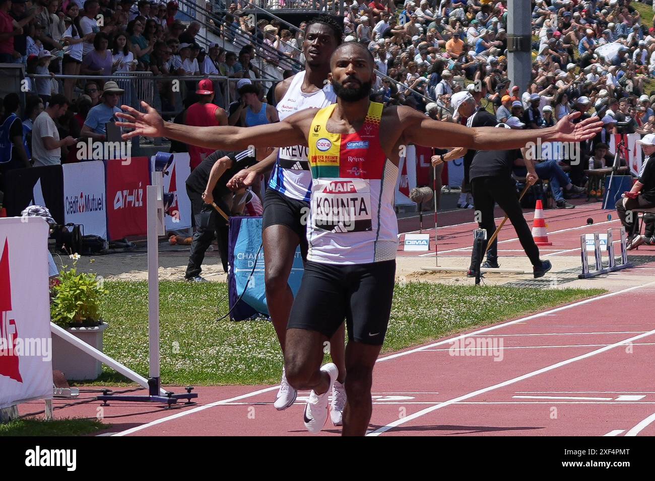 KOUNTA Muhammad Abdall Efs Reims A. FINALE 400 M MEN during the French ...