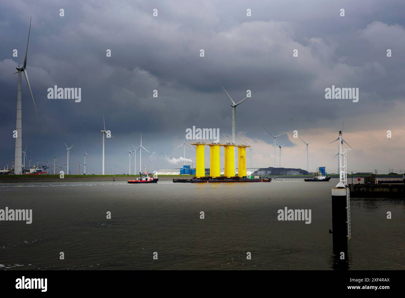Energy generation in Eemshaven Eemshaven, May 22, 2024. Transition ...