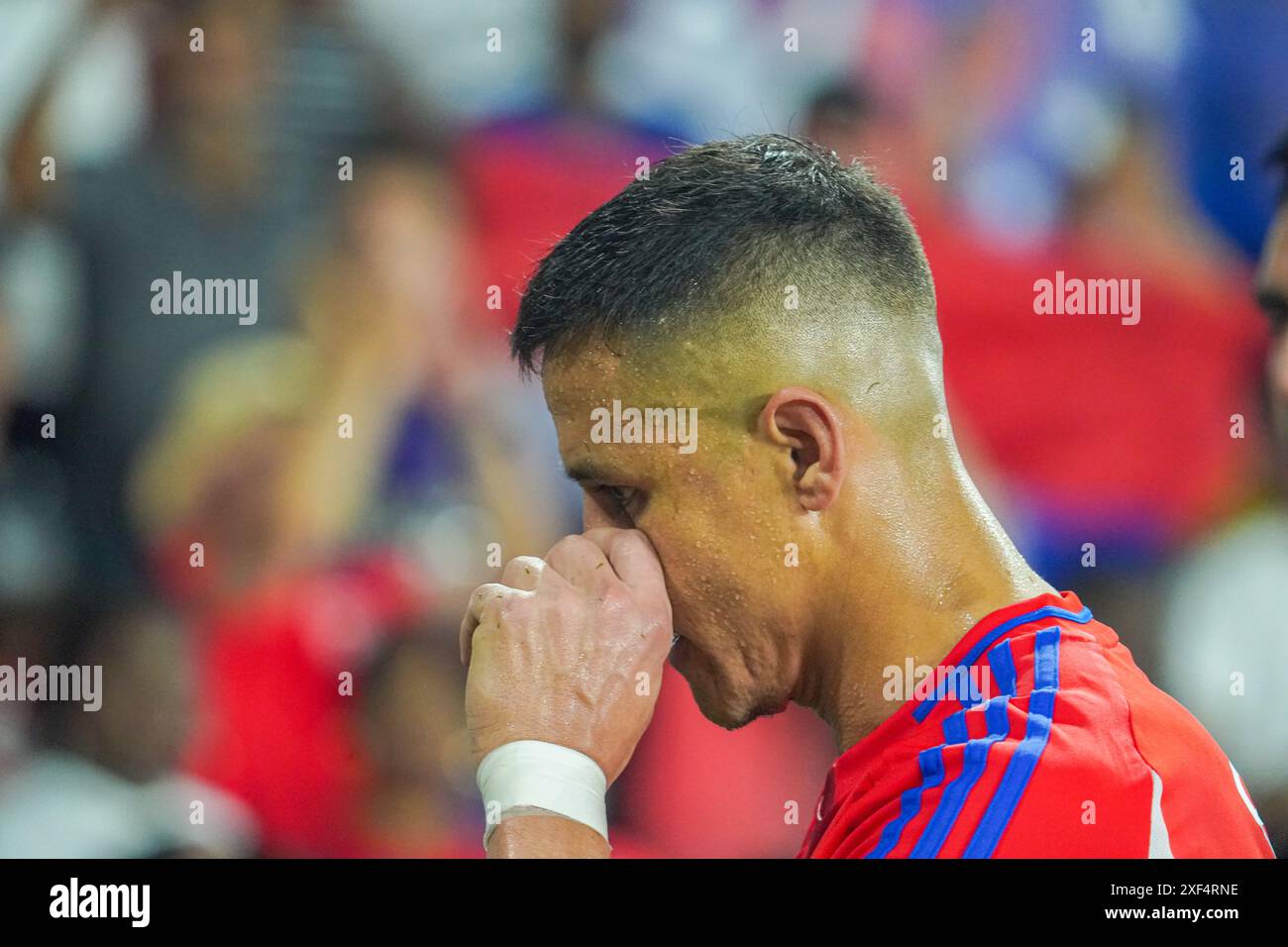 Orlando, Florida, USA, June 20, 2024, Chile forward Alexis Sánchez #10 ...