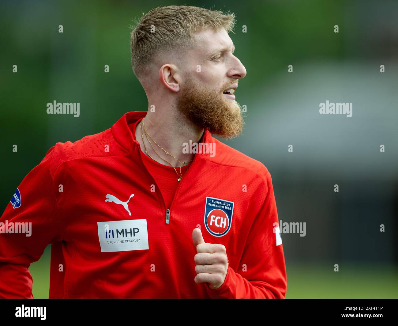 Jan-Niklas Beste (FC Heidenheim, #37), GER, FC Heidenheim, Laktattest ...