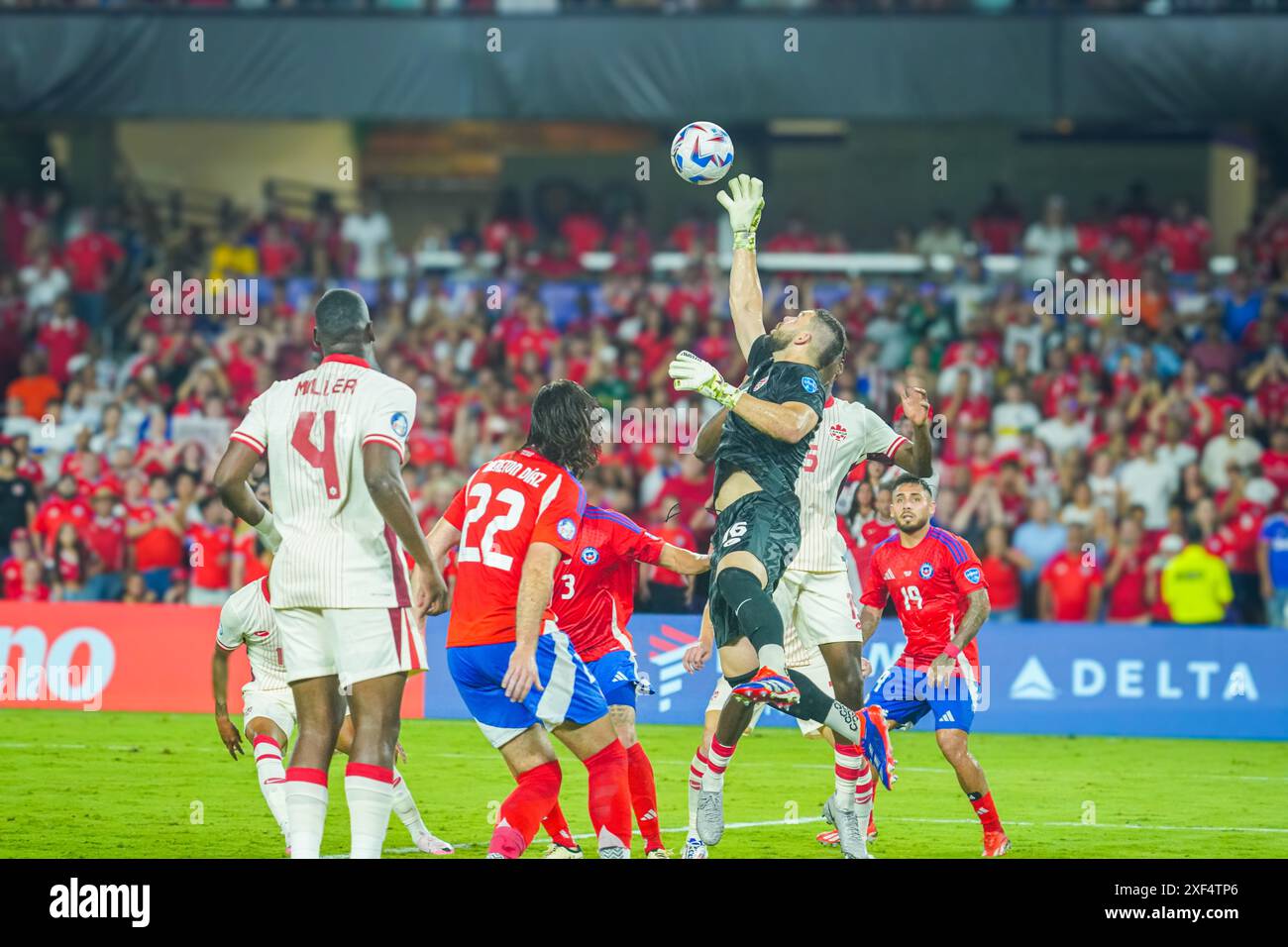 Orlando, Florida, USA, June 20, 2024, Canada goalkeeper Maxime Crépeau ...
