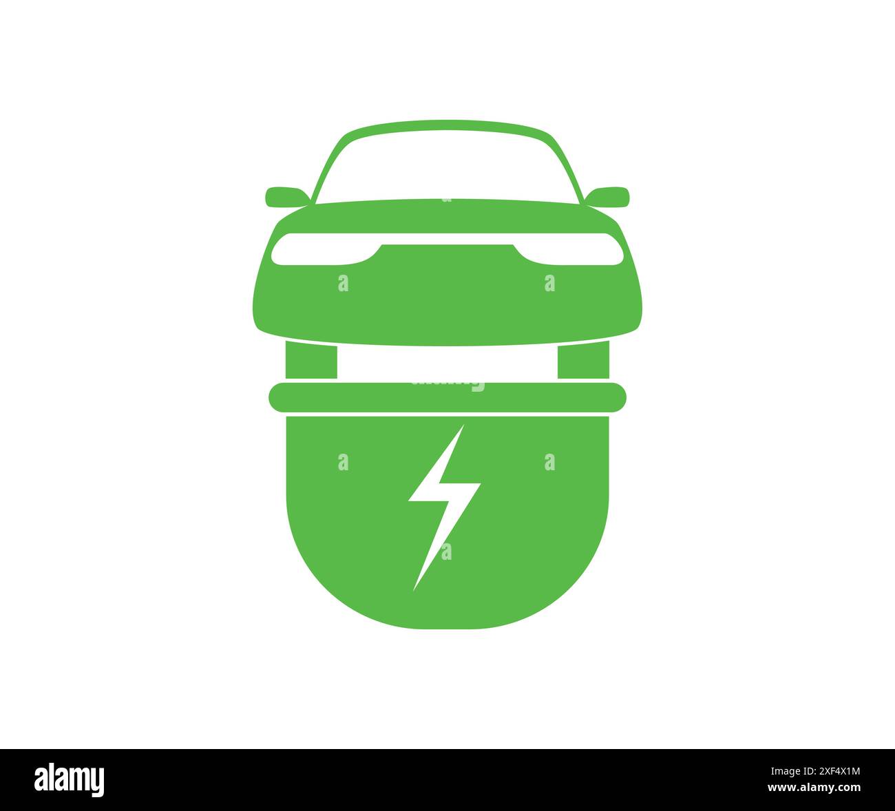 Vector electric car concept. Graphic illustration Stock Vector Image ...