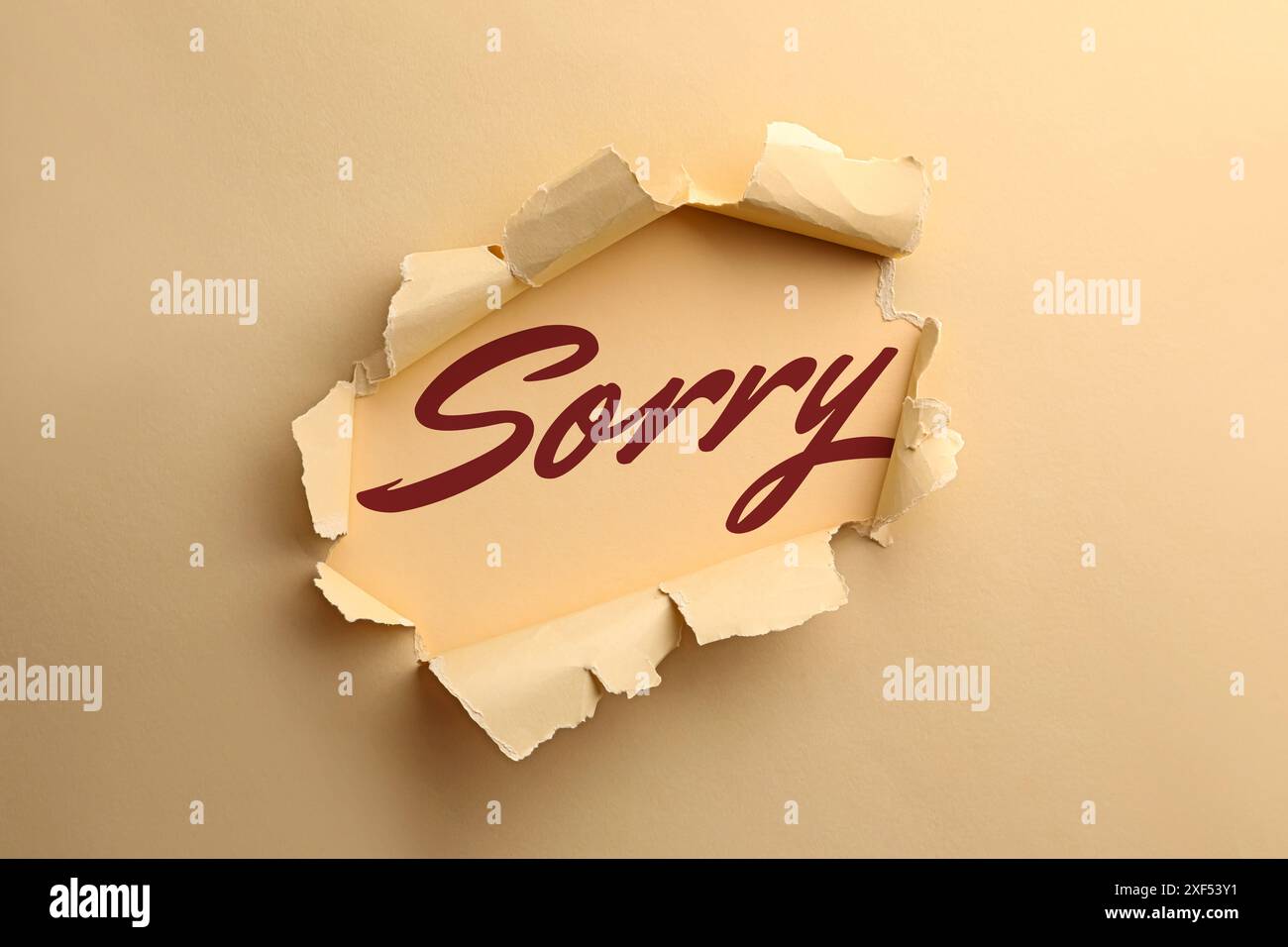 Torn paper font hi-res stock photography and images - Alamy