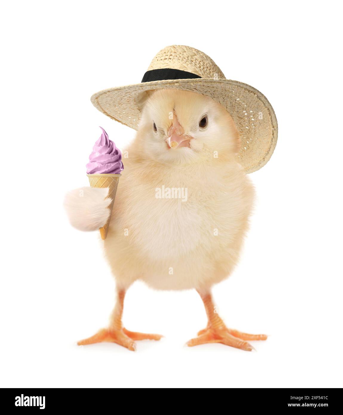 Ice cream straw hat Cut Out Stock Images & Pictures - Alamy