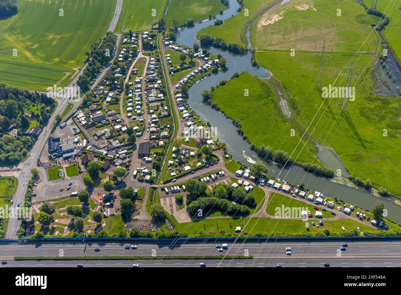 Campsite uentrop hi-res stock photography and images - Alamy