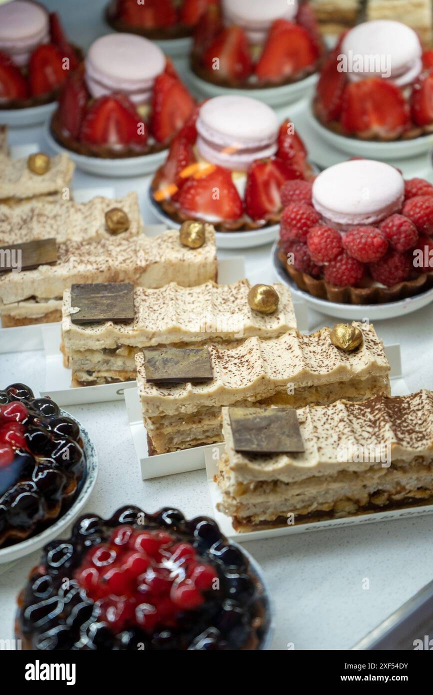Variety assorted pastries displayed hi-res stock photography and images ...