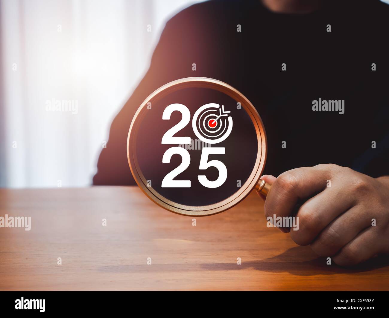 Happy new year 2025 with business concept banner. 2025 year numbers ...