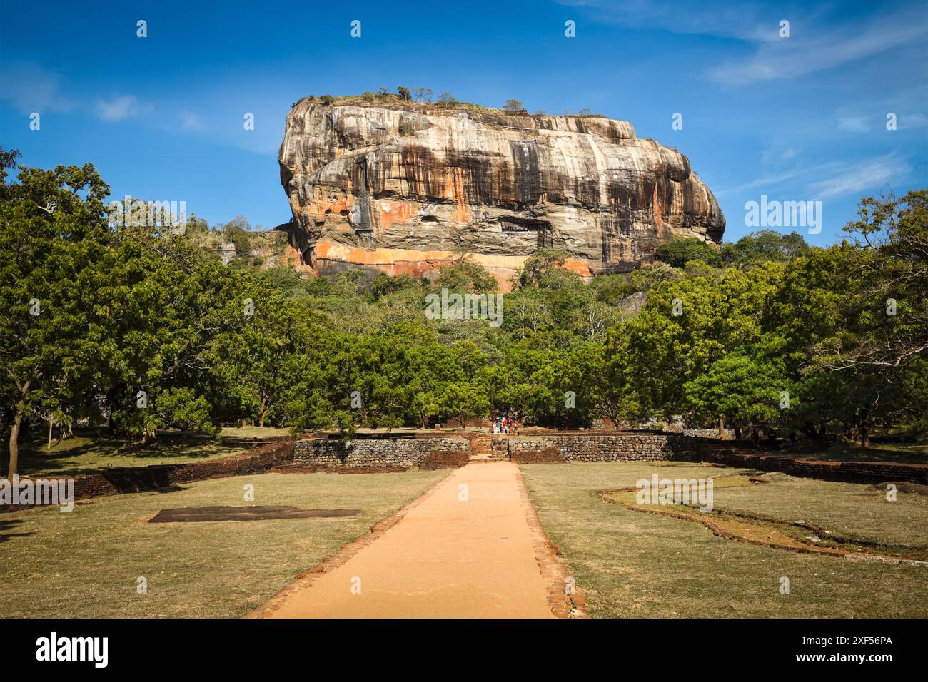 Sigiriya rock, Sri Lanka Stock Photo - Alamy