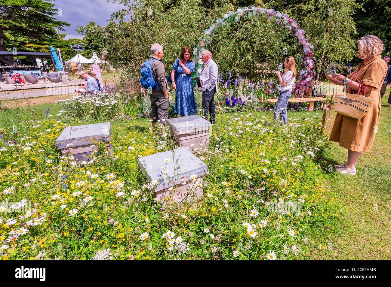 London, UK. 1st July, 2024. The RHS Britain in Bloom 60th Anniversary: Gardening for People and ...