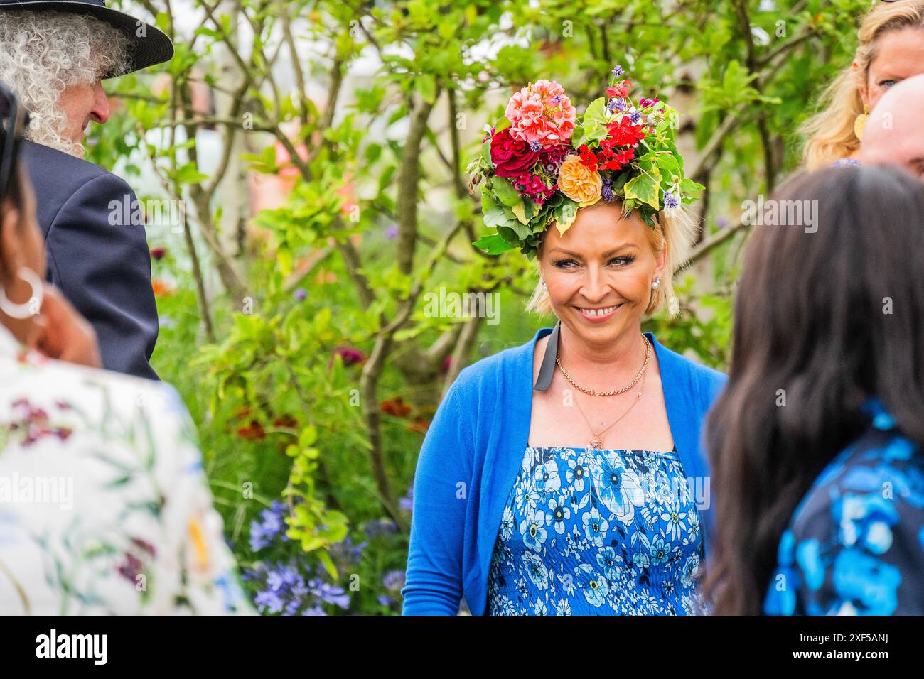 London, UK. 1 Jul 2024. drinks for key guests on the RHS Money-Saving ...