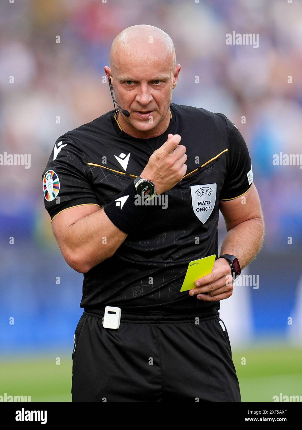 Referee Szymon Marciniak during the UEFA Euro 2024 round of 16 match at ...