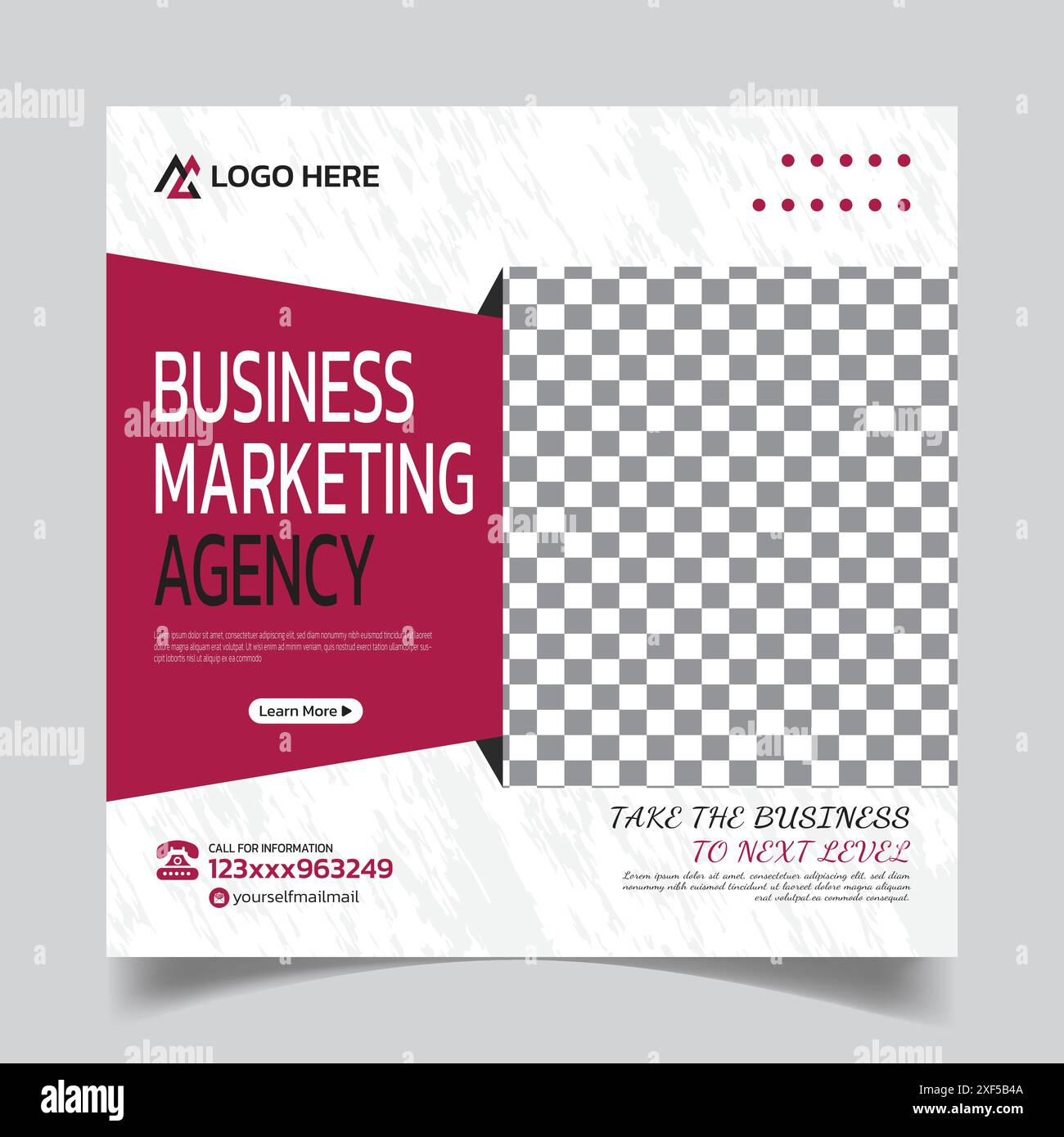 Unique Professional Social Media Post Design Layout Stock Vector Image ...