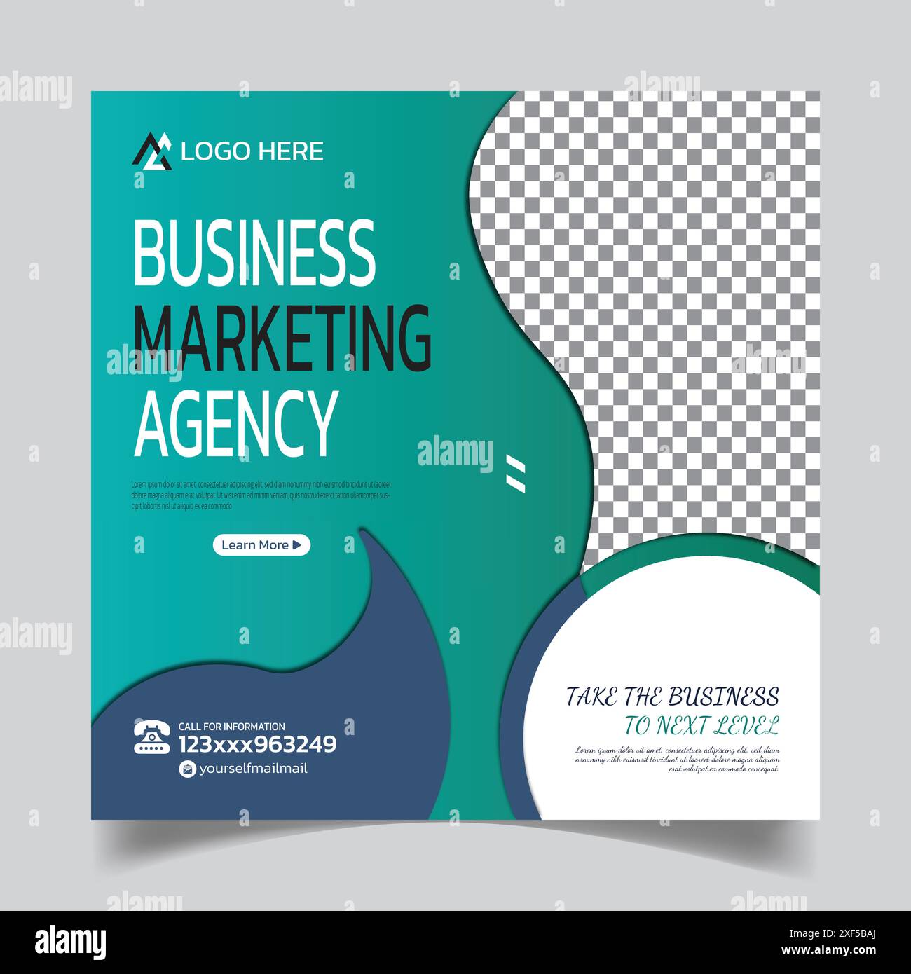 Modern Professional Social Media Post Design Layout Stock Vector Image ...