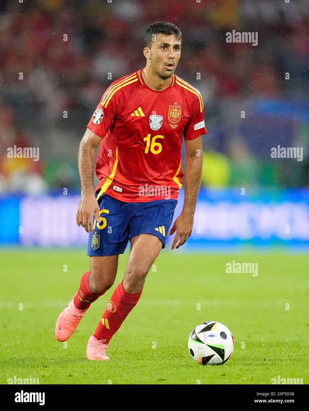 Spain's Rodri during the UEFA Euro 2024, round of 16 match at the ...
