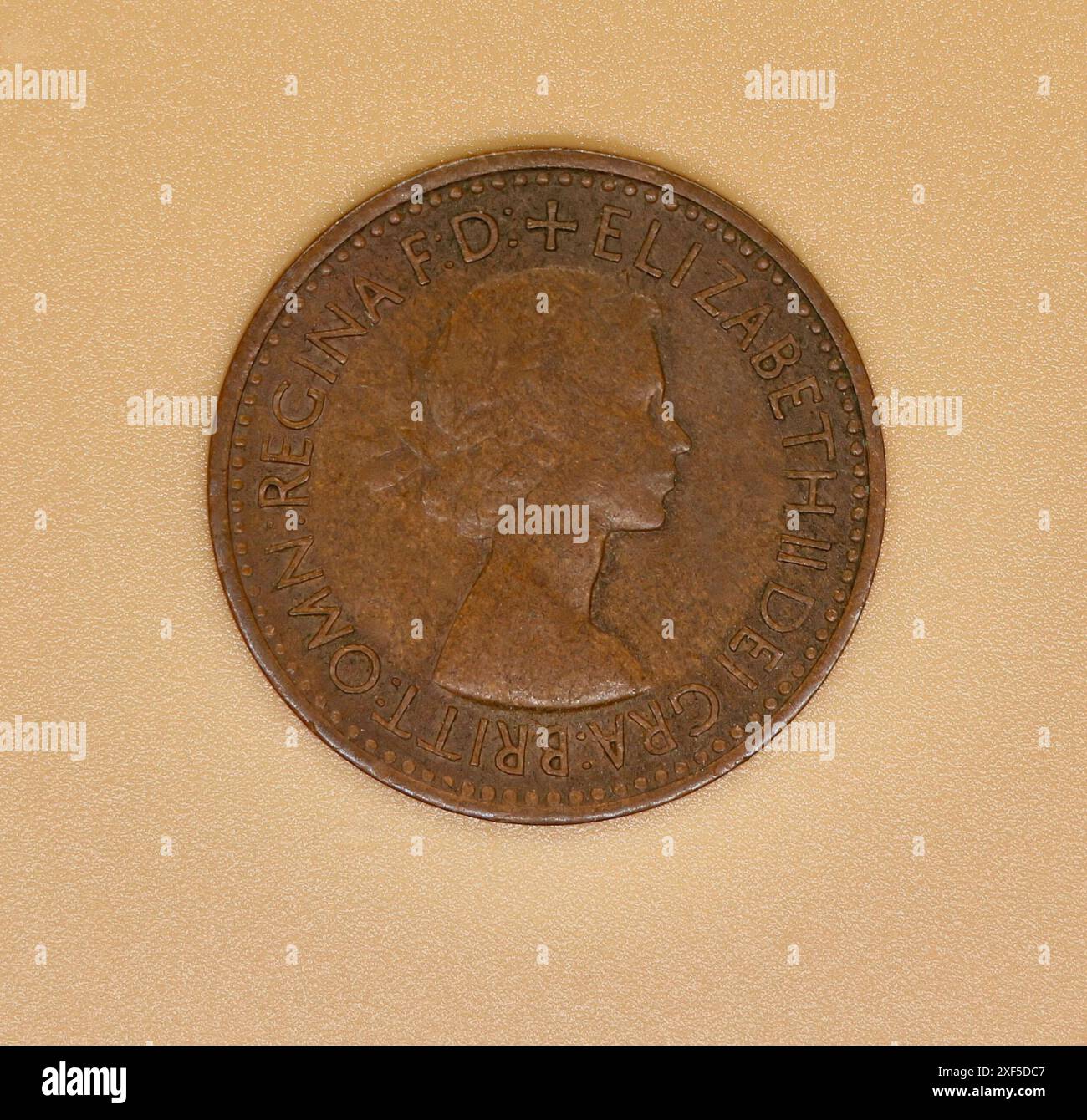 Elizabeth ii coin 1953 hi-res stock photography and images - Alamy