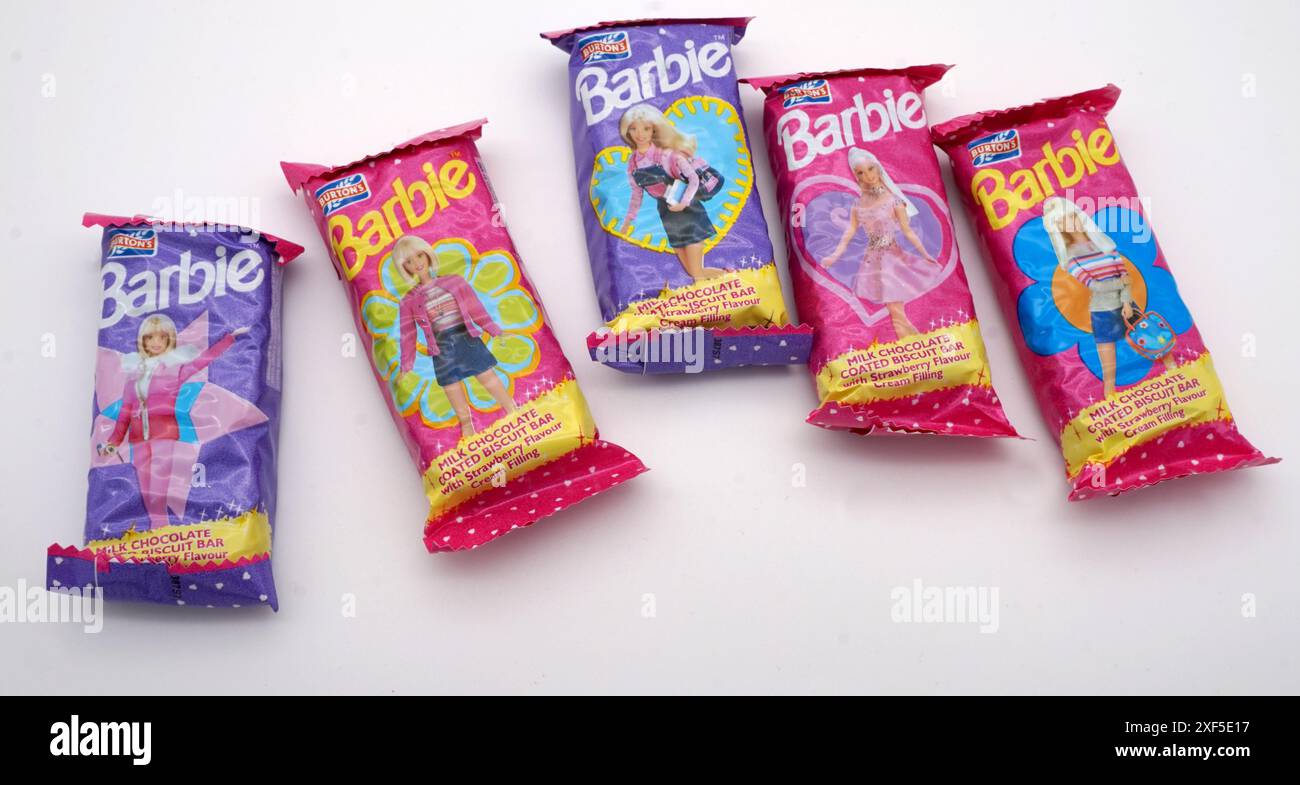 Barbie biscuits by Burtons confectioners, England, 1990s. Uses the ...