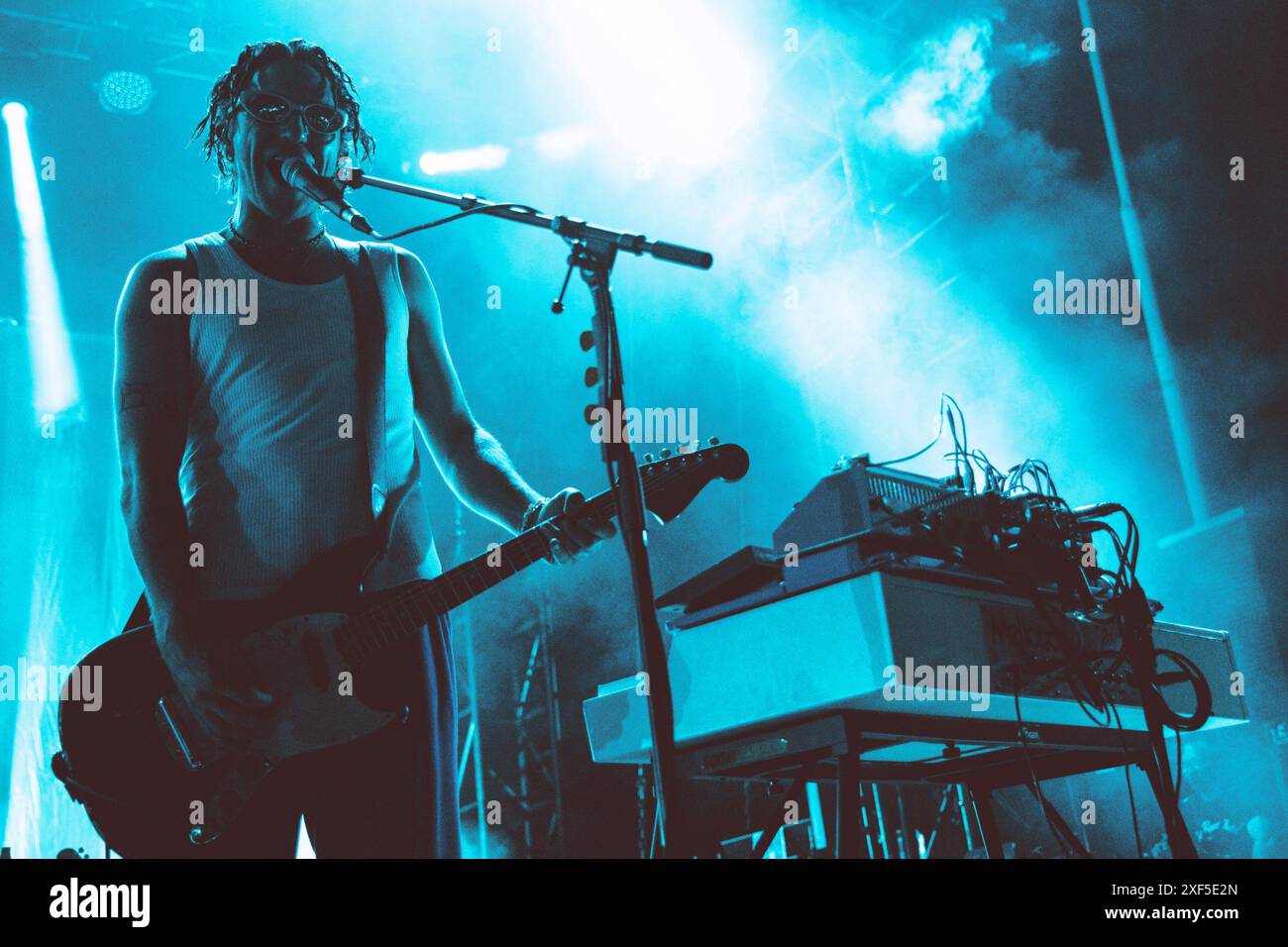 Roma, Italy. 25th June, 2024. Carlos O'Connell and his band Fomntaines ...