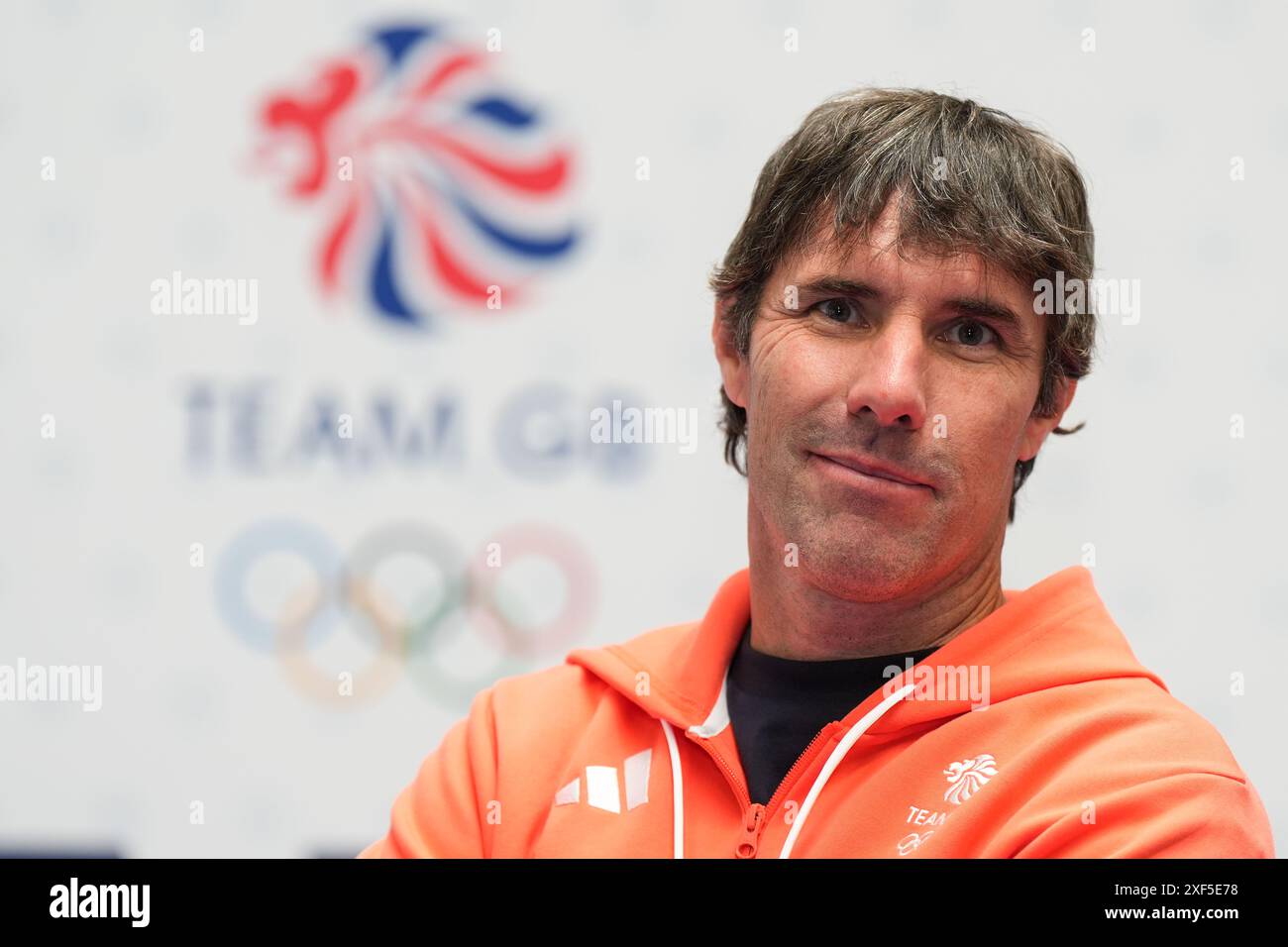Andy MacDonald during a Team GB kitting out session for the Paris ...