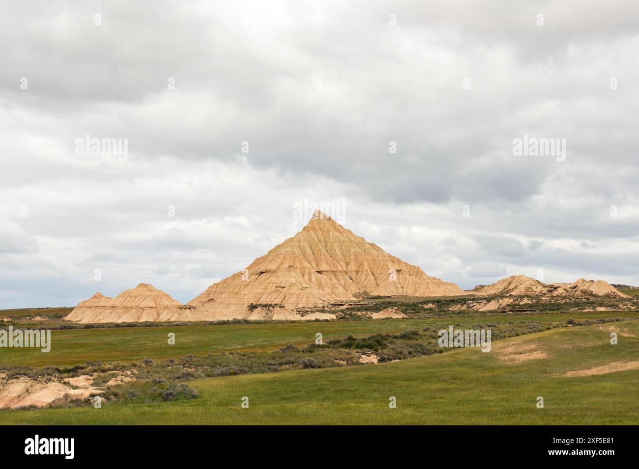 Rock formations at Las Bardenas Reales, Spain Stock Photo - Alamy