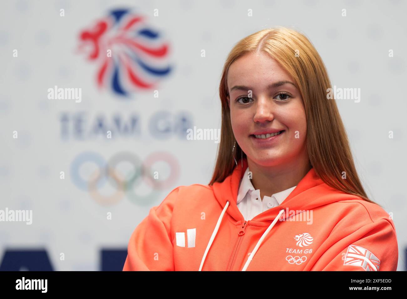 Megan Havers during a Team GB kitting out session for the Paris ...