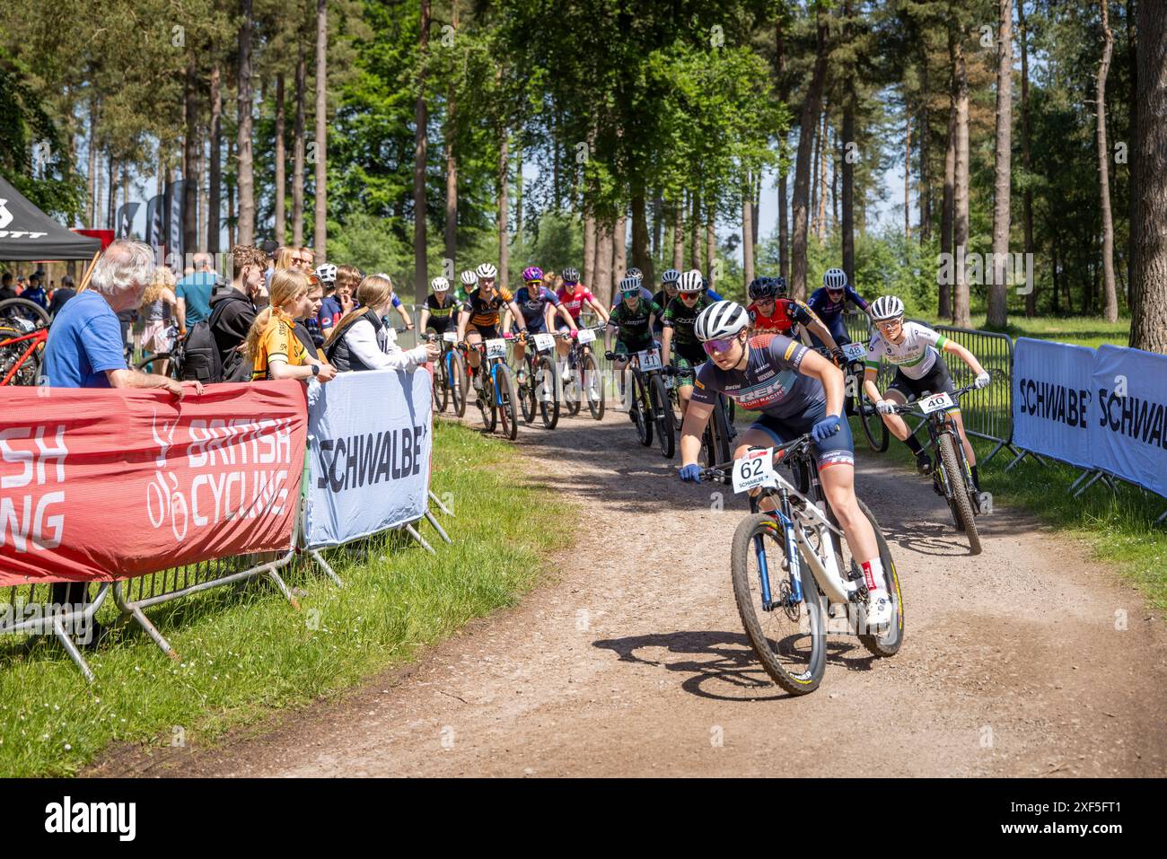 MTB XCO National Series, Channock Chase, England. UK. GB Stock Photo ...