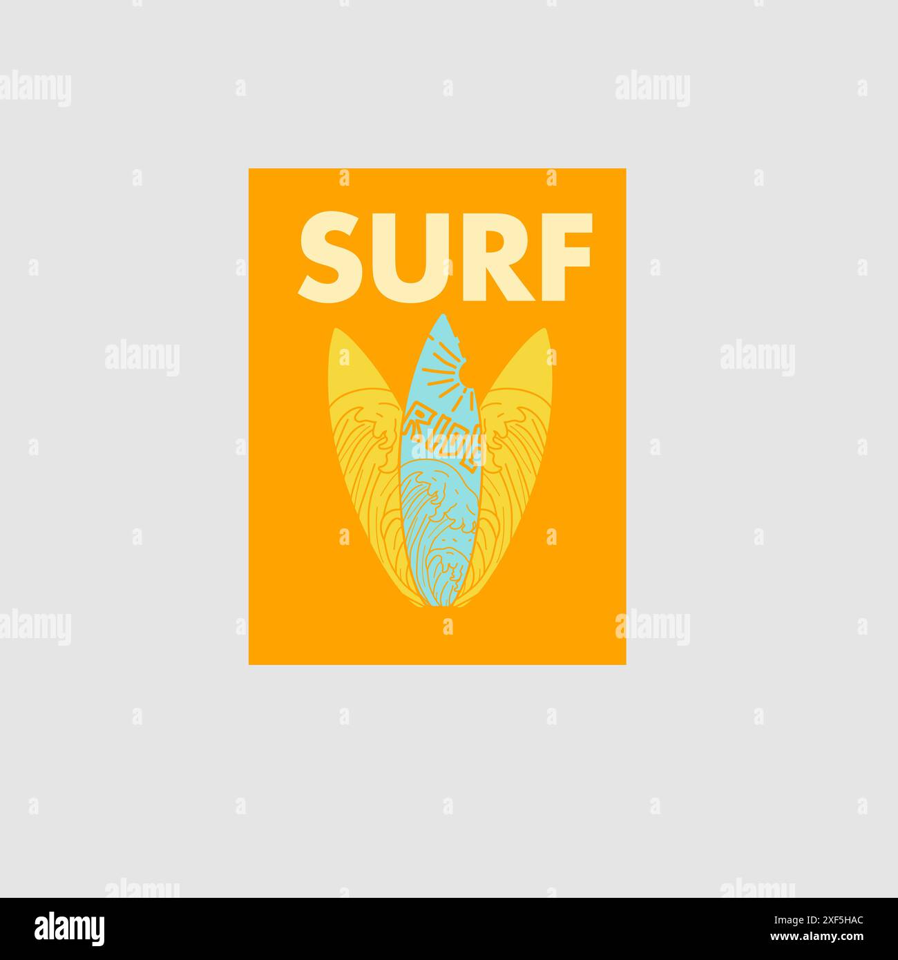 Surf boards Stock Vector Images - Alamy