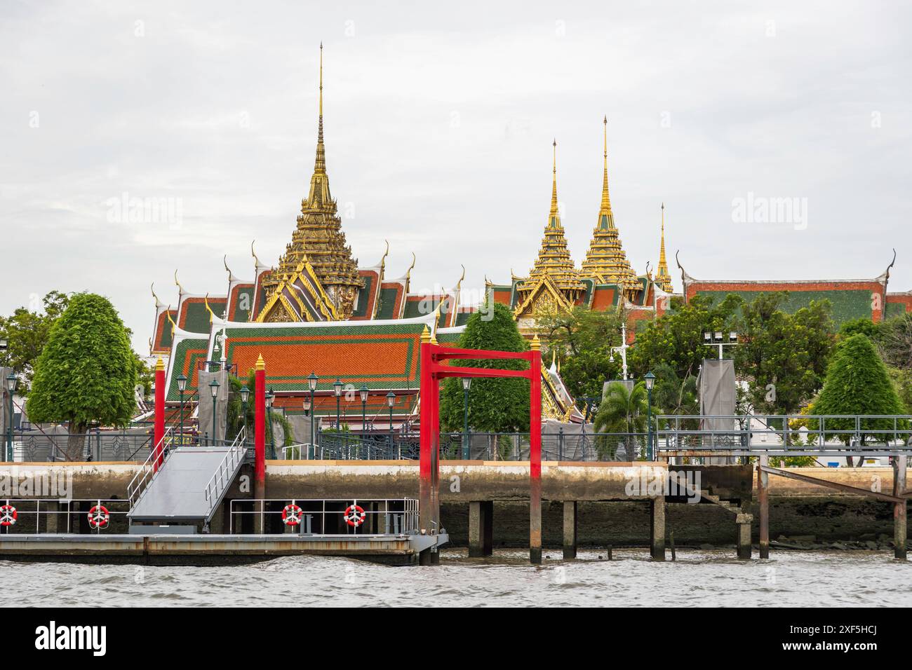 Bangkok, Thailand. 24th June, 2024. General view of the private pier of ...