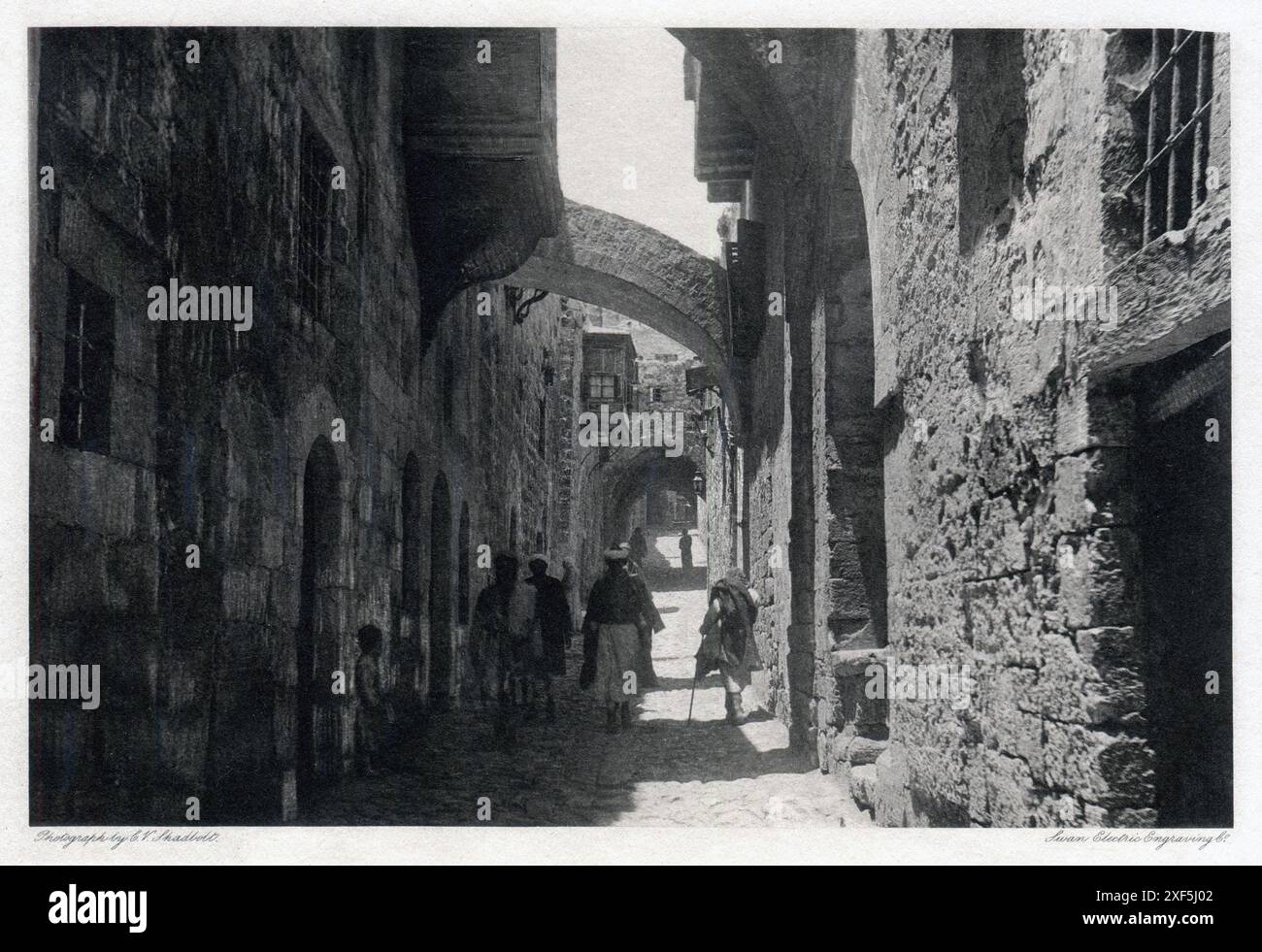 Palestine. 1880s – A photogravure print by the Swan Electric Engraving ...
