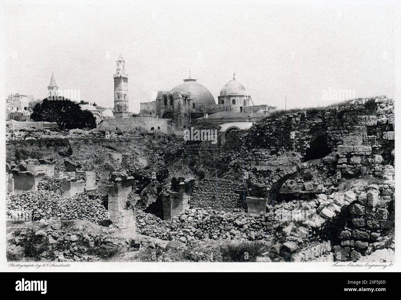 Palestine. 1880s – A photogravure print by the Swan Electric Engraving ...