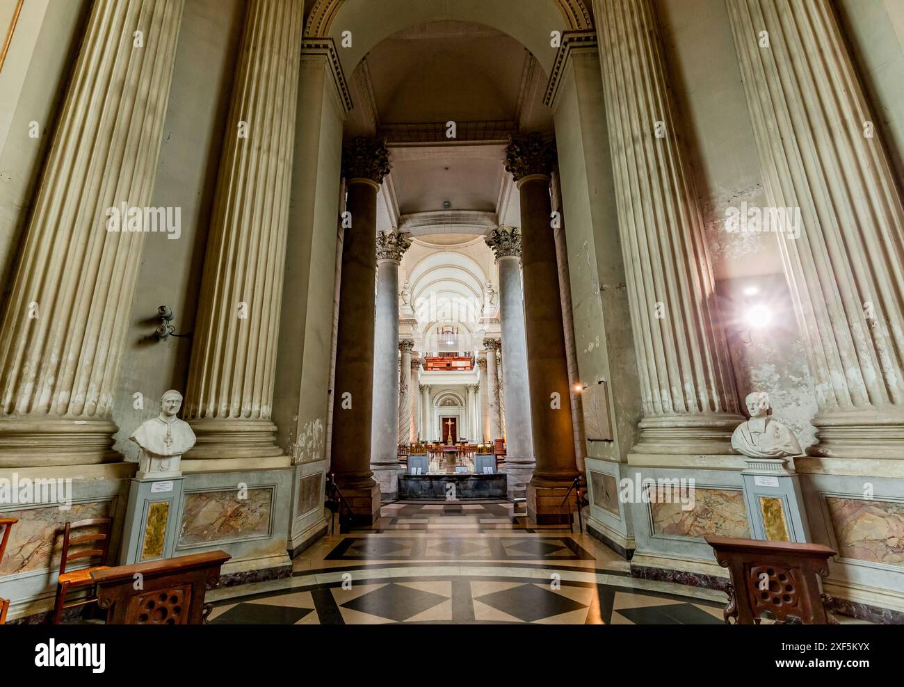 ARRAS, FRANCE, JUNE 16, 2024 : interior architectoral decors and ...