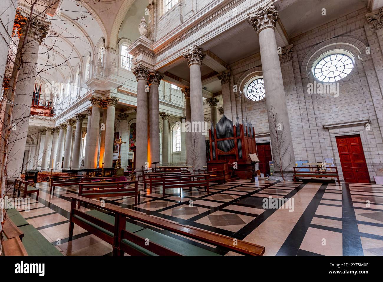 ARRAS, FRANCE, JUNE 16, 2024 : interior architectoral decors and ...