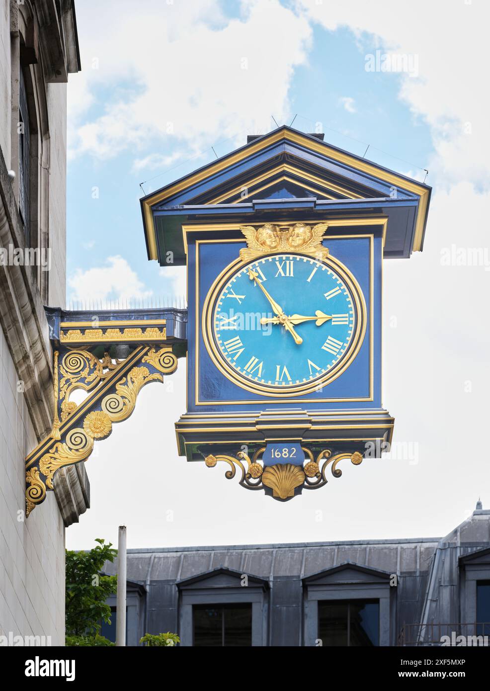 St Mary-Le-Bow christian church, Cheapside, London, England, founded in ...